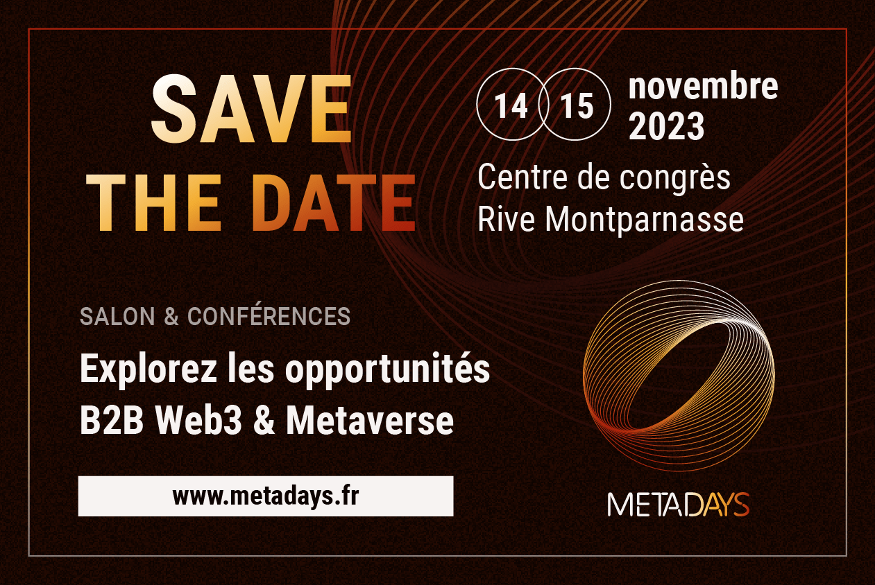 Germain Maureau present at the MetaDays 2023 - Germain Maureau